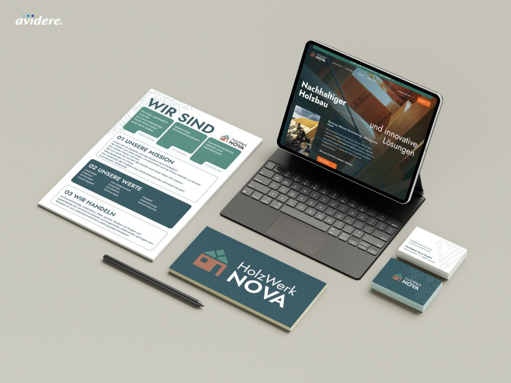 Marken-Relaunch und Werbemittel | avidere